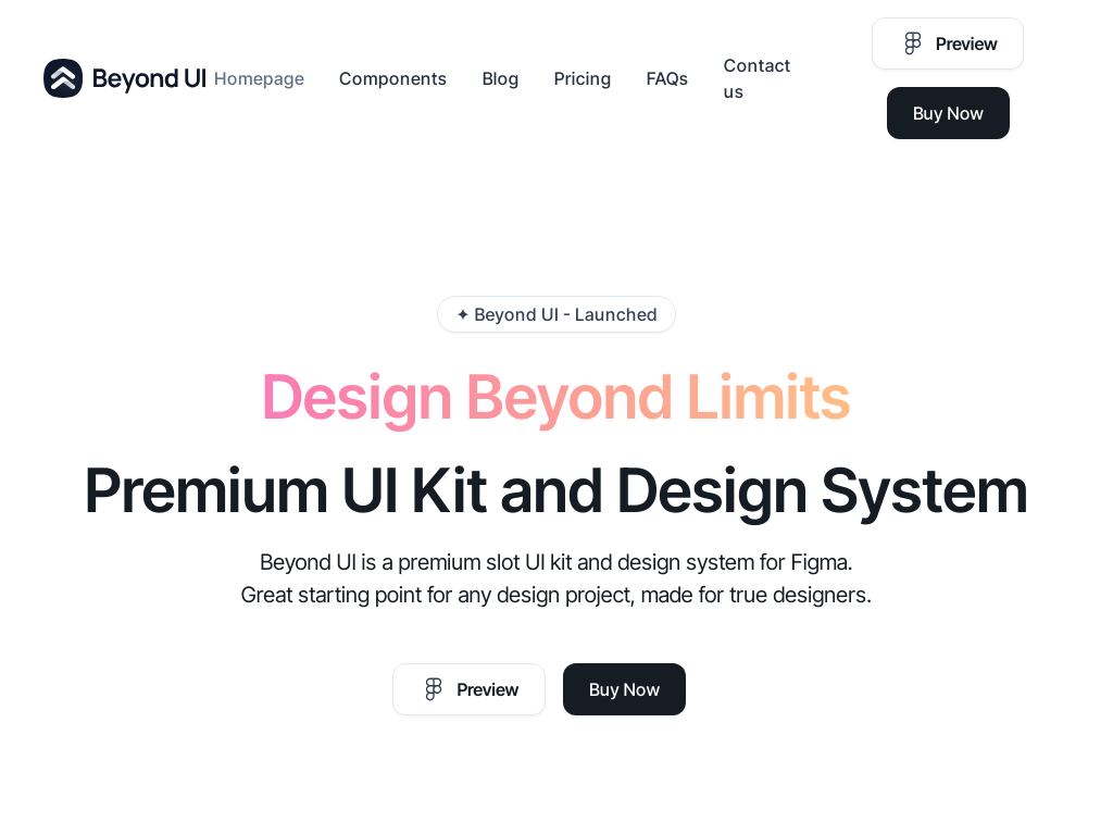 Enhance Your Designs with Beyond UI for Figma