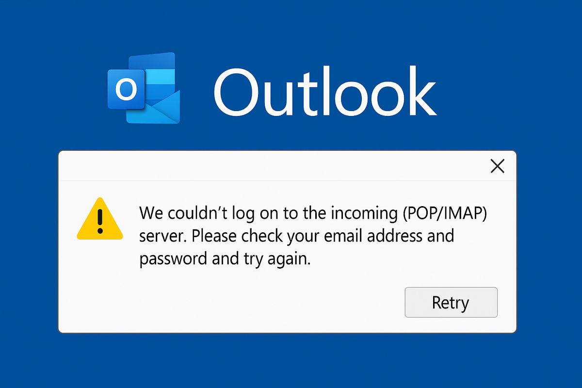 Fix Outlook Gmail IMAP Error: POP/IMAP Login Issue