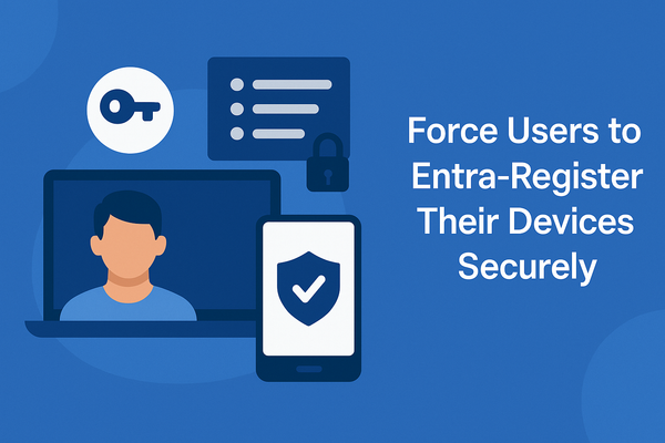 Force Users to Entra-Register Devices Securely